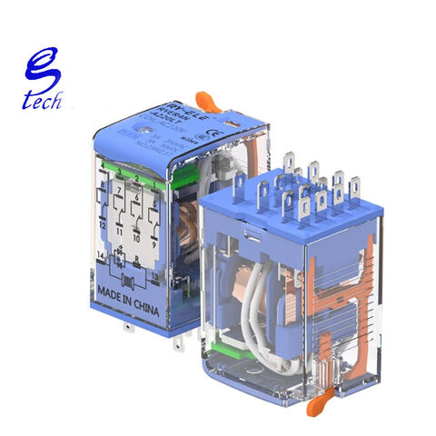 Ryer4n-a220lt Intermediate Relay 4 Open And 4 Closed Hh54p Small 14 Pin ...