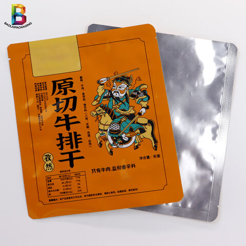 Oem Custom Print Three Side Seal Aluminium Food Bag Retort Pouch For ...
