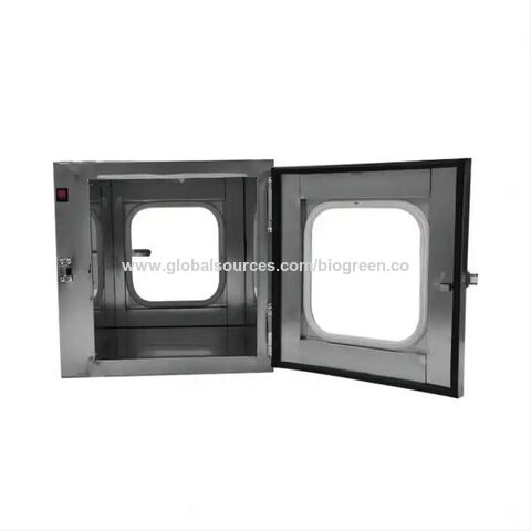 High Quality Touchless Hospital Cleanroom Pass Transfer Box Embedded ...