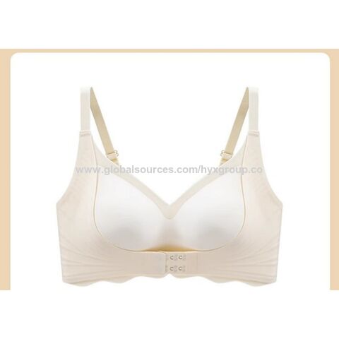 Fixed Cup Adjustable Strap Gathering Light And Breathable Push Up Bra ...