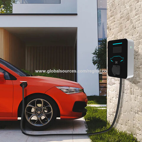 Ev Home Charger Charger Ac Wall Box 11 Kw With Wall Mounted Charge Box ...