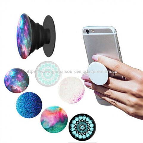 Factory Wholesale Custom Poppings Phone Socket Up Grip Holder With ...