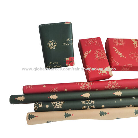 Wholesale Custom Gift Exquisite Wrapping Paper Roll Christmas Wrapping ...