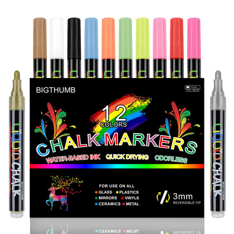 Liquid Chalkboard Chalk Marker Non Toxic Safe&easy To Use Washable ...