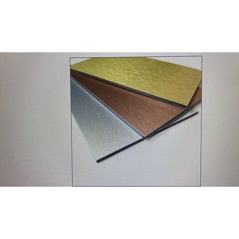 Brushed Finish Silver,brass,gold Brushed Finish Aluminum Composite ...