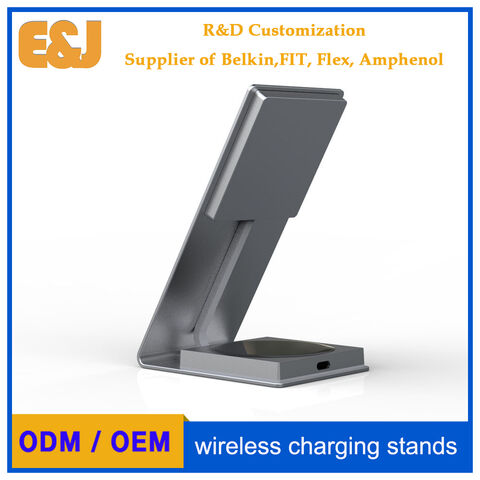Magnetic 15w Wireless Phone Charging Stand 3 In 1 Charging Station Dock ...