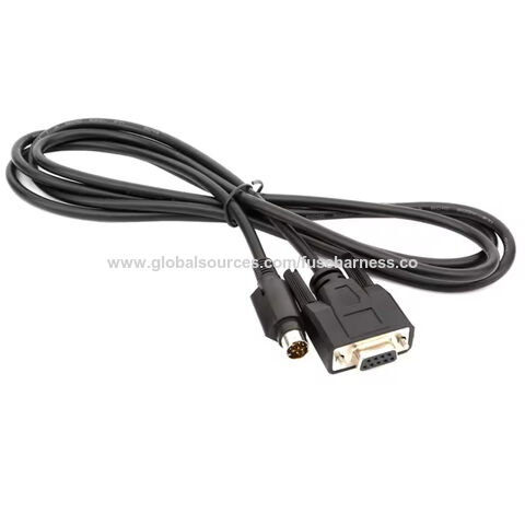 Medical Device Cable Mini Din 8p Male To Db9 D-sub 9pin Cable Assembly ...
