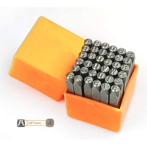 Steel Metal Stamping Tool Set,(1/8”) 3mm,steel Number And Letter Punch ...