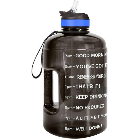 Bulk Buy China Wholesale 1 Gallon Sports Water Bottle With Time Marker And Straw – Motivational ...