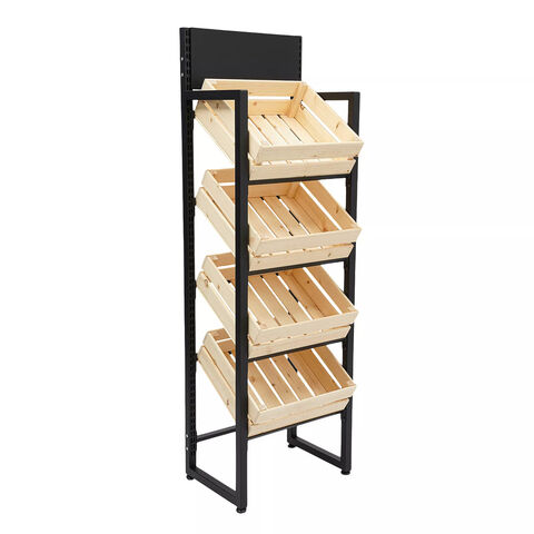 Buy China Wholesale Market Retail Display Rack Shelf Merchandiser Fruit ...