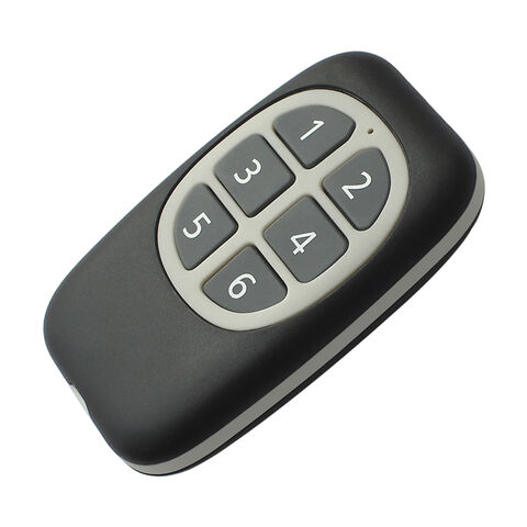 Wireless 6 Buttons Rf Garage Door Remote Control Duplicator Gate Key ...
