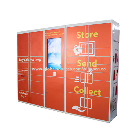 Intelligent Logistics Parcel Delivery Lockers With Online Shopping ...