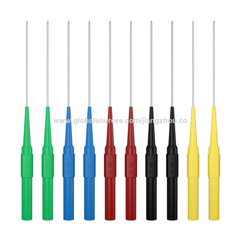 Jzdz 10pcs 1mm Test Probe Needle Mul-timeter Stainless Puncture Back ...