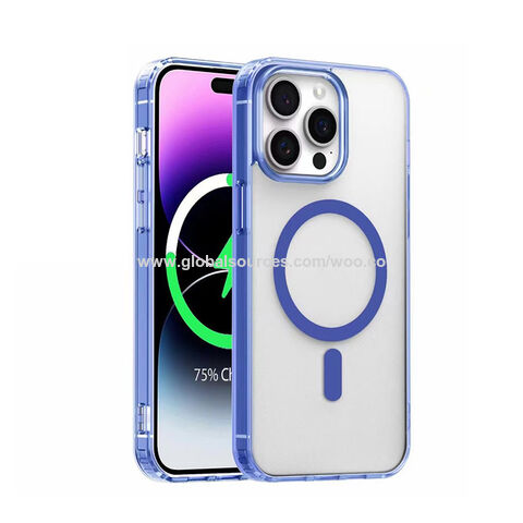 Transparent Colorful Tpu Magnetic Clear Cover For Iphone Wireless ...