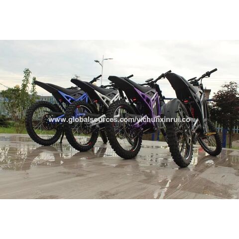 Aluminum Alloy Frame 6000w Mid-drive Motor 72v E Dirt Bike For Adults ...