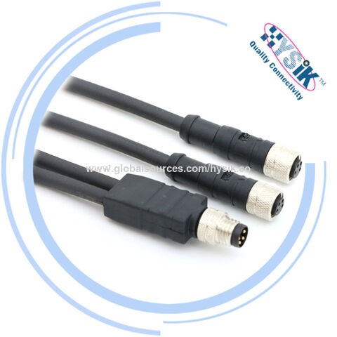 Sensor Connector M8 2 3 4 5 6 8 Pin Y-splitter Cable Y-distributor M8 ...