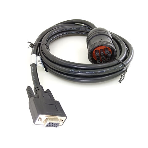 High Quality Type 2 Green J1939 9pin Male To Rs232 Db9 Vga D-sub 9pin ...