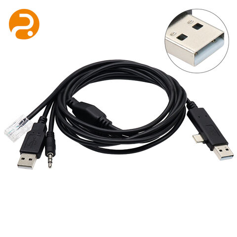 High Quality Usb A Type Male To Dc 3.5mm Stereo To Usb 2.0 A Male ...