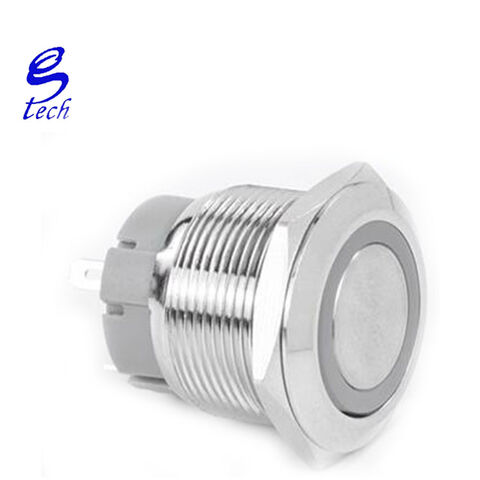 High Quality And Durability 22mm Light Switch With Wire Self-locking Pin Point Welding Button ...