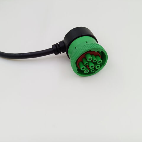 Obd Car Cable High Quality Diagnostic Connector Right Angle 9 Pin J1939 ...