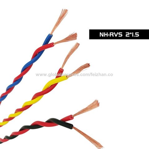 Factory Direct High Quality China Wholesale Manufacturer Zr-rvs Twisted Pair Cable Nh-rvs Two ...