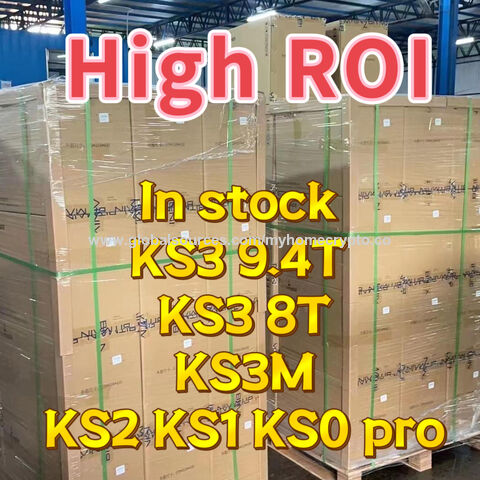 Hot Ice River Ks0 Pro Ks0 Ultra 400g Kas Miner Farm Overclocked Blockchain Miner Bitmain Ks1 Ks2 ...