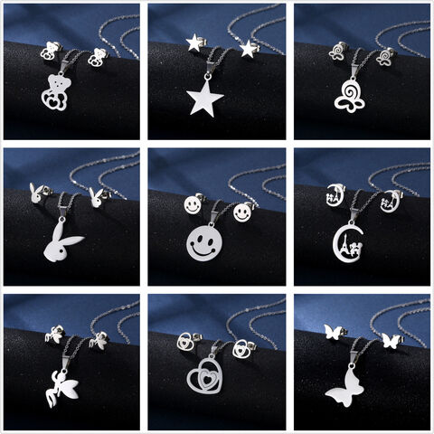 Buy China Wholesale Creative Deaign Gift Fashion Jewelry Sets Stainless ...