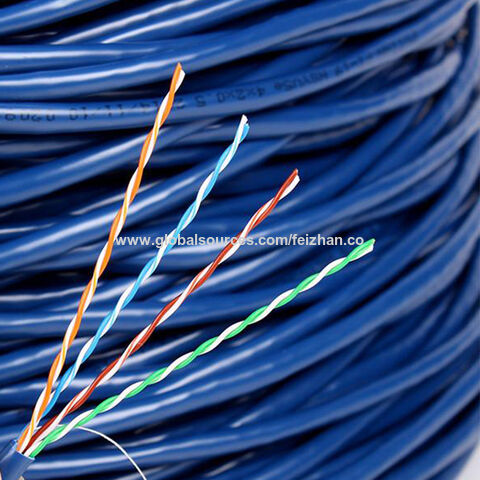 Buy China Wholesale Cat5e 24awg 4 Pairs Solid Copper Utp And Stp Double ...