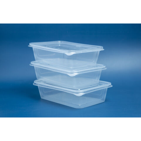 Transparent Plastic Disposable Rectangle Shape Plastic Box For Food ...