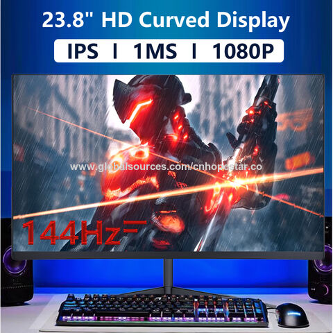 Wholesale All Black Plastic Shell 23.8 Inch 1k Fhd 75hz Desktop Lcd ...