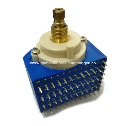 Factory Pcb Pin Sealed Switch Rotary Band Switch For Audio Mixer ...