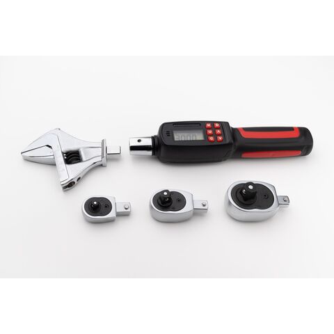 Factory Wholesale 14*18 1/2'' Interchangeable Ratchet Head Electronic Digital Torque Wrench 6.8 ...