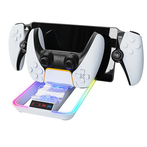 Factory Rgb Dual Ps5 Wireless Controller Charging Dock Station With Ps ...