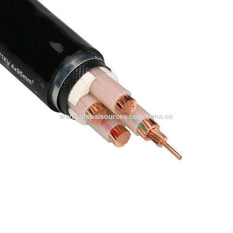 Pvc/xlpe Armoured Power Cable Yjv22-0.6 1kv 4x95mm Multi Core Copper ...