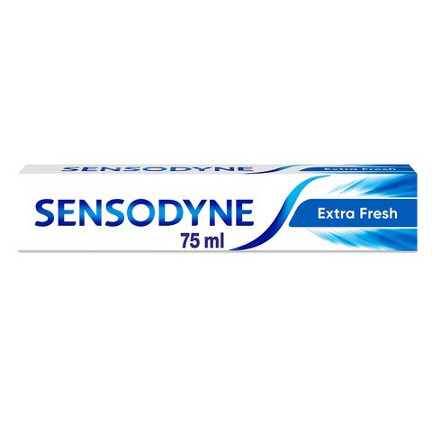 Sensodyne Sensitive Extra Fresh Toothpaste, Daily Toothpaste, For Pain ...