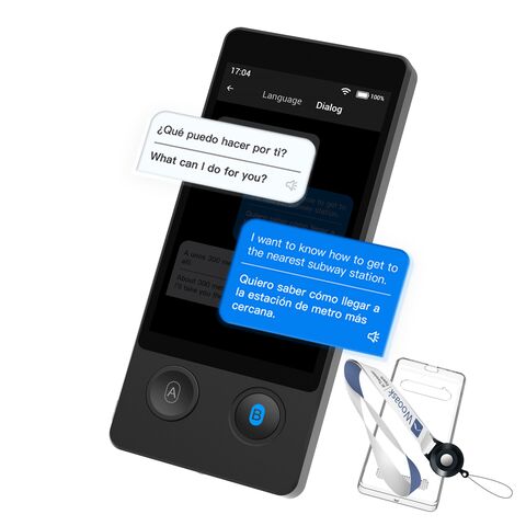 Wooask W12 Language Translator Device Accurate Offline Online Translation 2024 3.7" Touch Screen ...