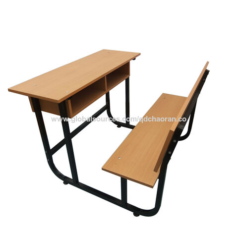 Middle School Classroom University Study Room Wood School Table And ...