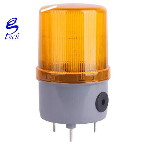 Yellow Light Sound And Light Magnetic Feet Rotating Warning Light ...