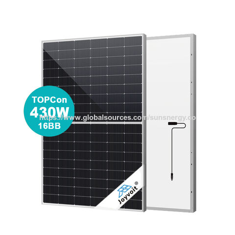 Ce Rohs Standard 430w Topcon Bifacial Solar Panel 410~430w N-type ...
