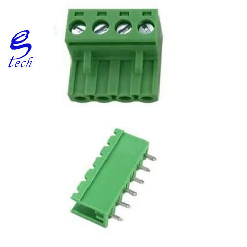 5.08mm Plug-in Pcb Terminal Block Xk2edg-5.08mm Male And Female Plug-in ...