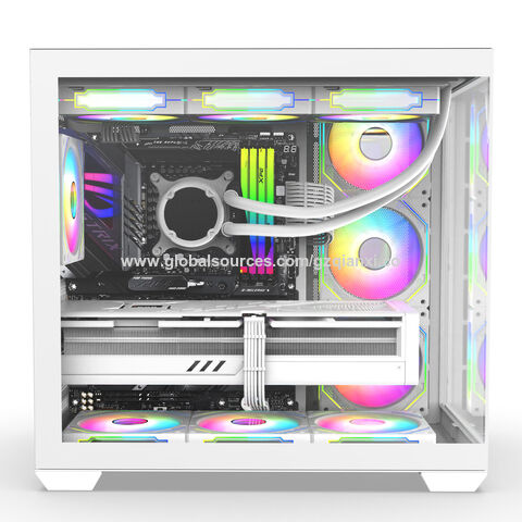 Buy Wholesale China Atx Gaming Computer Cases Cube Glass Pc Cabinet ...