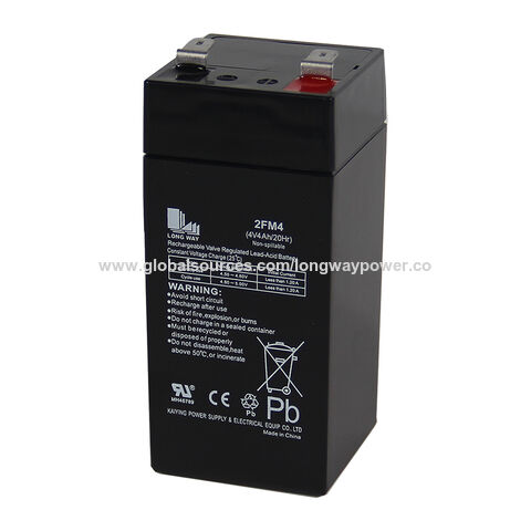 4v4ah-agm Lead Acid Battery For Electrical Scale, Electrical Weighing ...