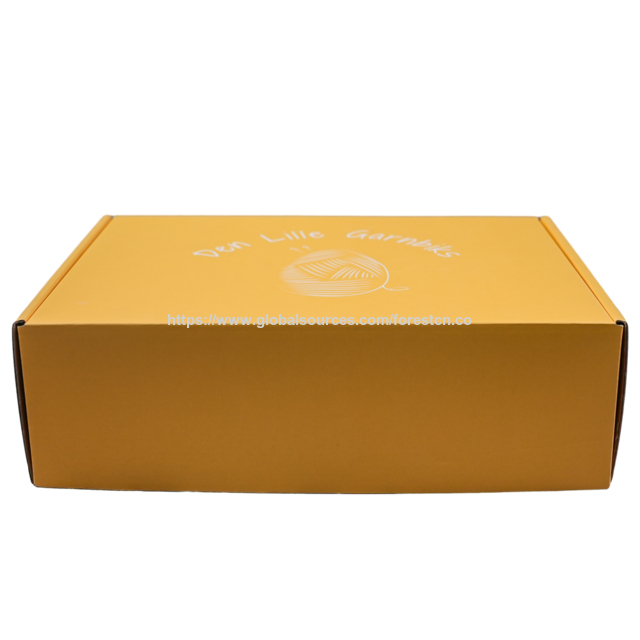 Hot Style Orange Cardboard Box Custom Logo Size Printed Packaging ...