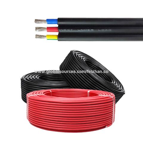 Manufacturer Pricetuv Certified Brand Pv Red And Black Photovoltaic Dc ...