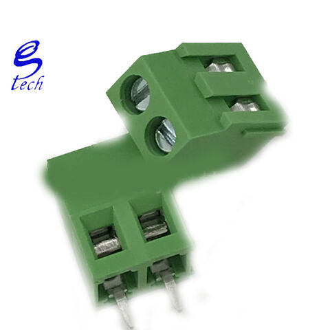 Screw Type Pcb Terminal Block Xk128l-5.08-2p Direct Insertion Terminal ...