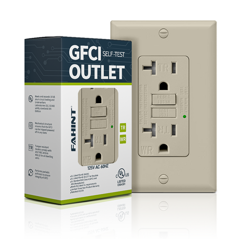 Buy China Wholesale Fahint 20a 125v Wr/tr Ul Listed Gfci Receptacle ...