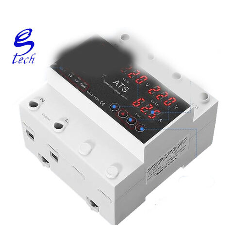 220v Automatic Transfer Switch Hba-01 4p 100a With Three Power Supplies ...