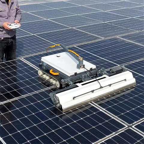 Factory Direct High Quality China Wholesale Solar Panel Cleaning Robot ...