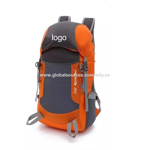 Foldable Hiking Backpack With Double Straps And Chest Buckle Belt ...