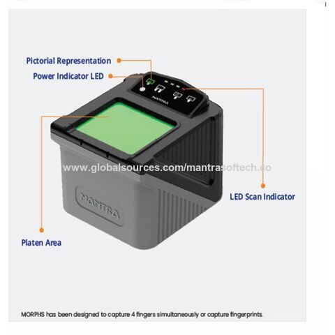 Buy India Wholesale Hot Selling Morphs - 4 4 2 Fingerprint Scanner/ Ten ...